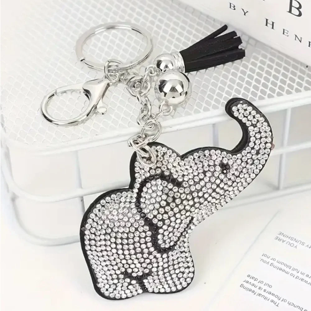 Accessories | Crystal Baby Good Luck Elephant Keychain | Poshmark
